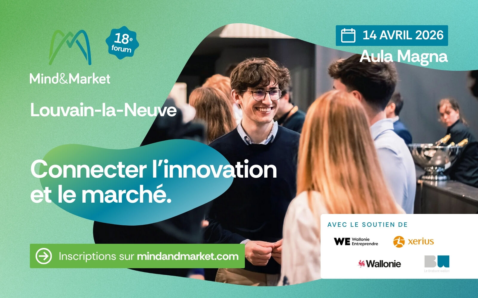 Forum Mind & Market Louvain-la-Neuve 2026 – 18e édition - Mind & Market